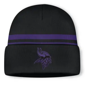 Nike Minnesota Vikings Primetime Utility Nfl Cuffed Beanie - Black