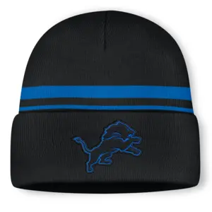 Nike Detroit Lions Primetime Utility Nfl Cuffed Beanie - Black