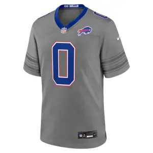 Nike Keon Coleman Buffalo Bills Nfl Game Jersey - Grey