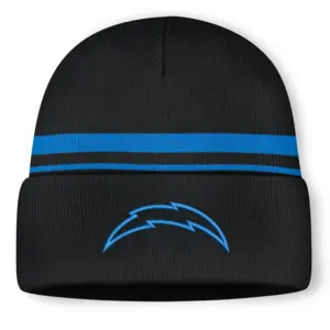 Nike Los Angeles Chargers Primetime Utility Nfl Cuffed Beanie - Black