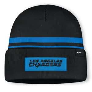 Nike Los Angeles Chargers Primetime Utility Beanie - Black