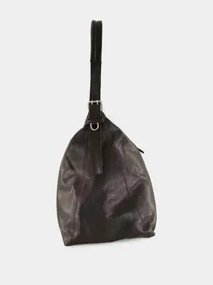 LEMAIRE Belted Hobo Bag - Brown