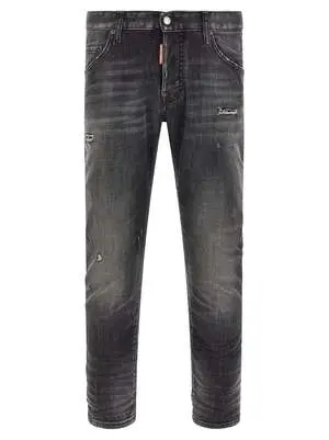 Dsquared2 Skater Jeans Dark Grey Wash
