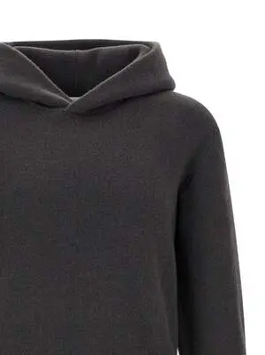 LEMAIRE Cashmere Blend Hooded Sweater - Gray
