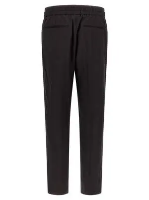 Brioni Asolo Wool Trousers - Brown