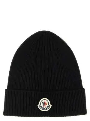 Moncler Wool Beanie - Black