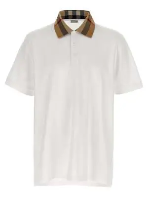 Burberry Cody' Polo Shirt - White