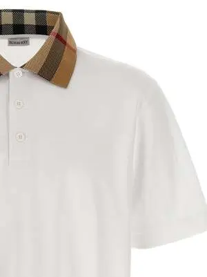 Burberry Cody' Polo Shirt - White