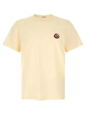 Moncler Logo Patch T-shirt - White