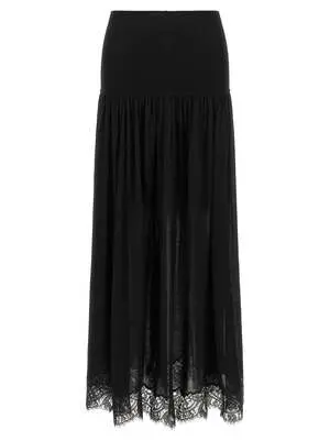 Zimmermann Valiant Long Skirt - Black