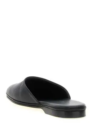 Brioni Leather Sabots