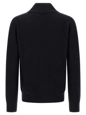 Brioni Cashmere Blend Shawl Collar Cardigan