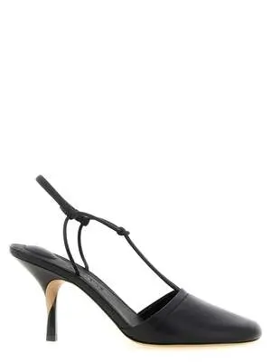 Jacquemus Les Sandales Pina Sculptural Heel Sandals - Black