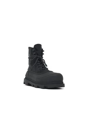 Moncler Vera Sheal' Boots In Synthetic Fabric And Rubber
