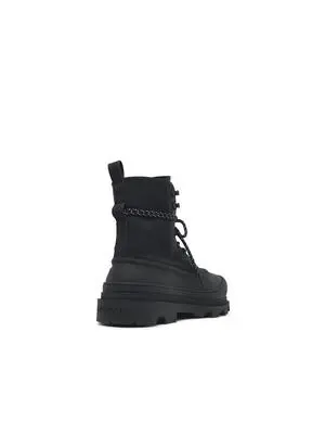 Moncler Vera Sheal' Boots In Synthetic Fabric And Rubber