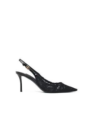 Dolce & Gabbana Eternity' Lace Slingback High Heels