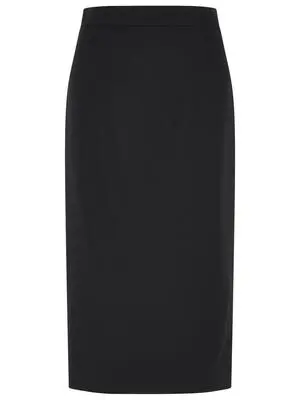 Dolce & Gabbana Virgin Wool Skirt - Black