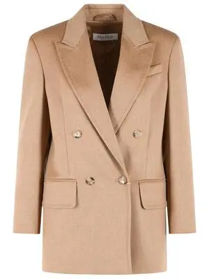 Max Mara Olimpia' Sable Camel Blazer - Brown