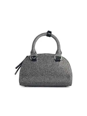 DIESEL® Dr Dome Bowling Glitter Fabric Bag With Rhinestones