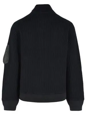 Sacai Navy Wool Sweater