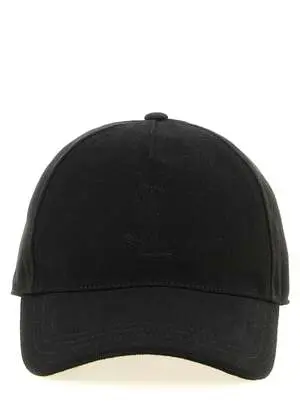 Saint Laurent Cassandre' Cap - Black