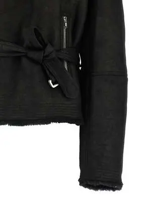 Rick Owens Cropped Flight' Jacket