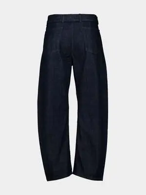 LEMAIRE Twisted Belted Denim Trousers