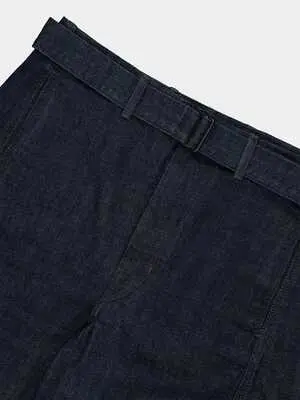 LEMAIRE Twisted Belted Denim Trousers
