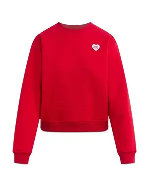FAVORITE DAUGHTER Embroidered Heart Sweatshirt