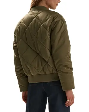FAVORITE DAUGHTER The Favorite Bomber Quilted Jacket