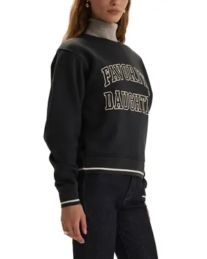 FAVORITE DAUGHTER The Collegiate Sport Logo Sweatshirt