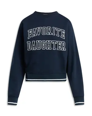 FAVORITE DAUGHTER The Collegiate Sport Logo Sweatshirt