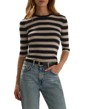 FAVORITE DAUGHTER The Amelia Wool Long Sleeve Tee