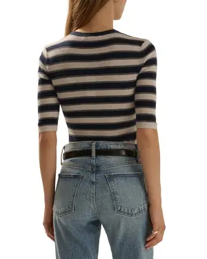 FAVORITE DAUGHTER The Amelia Wool Long Sleeve Tee