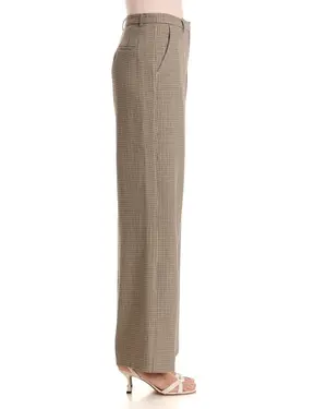 Aqua Printed Wide Leg Pants