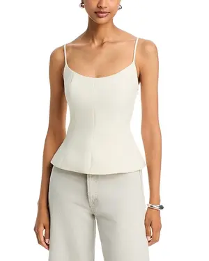Aqua A Line Cami Top - Ivory