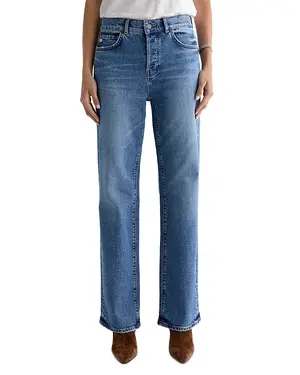 Ag Bille High Rise Straight Jeans