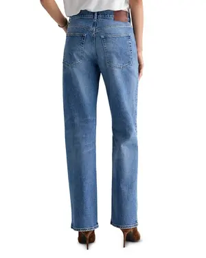 Ag Bille High Rise Straight Jeans