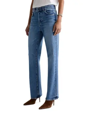 Ag Bille High Rise Straight Jeans