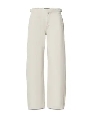 Rag & Bone Vito Cotton Canvas Pants - Ecru
