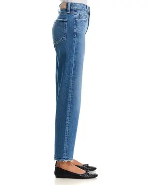 Paige Stevie High Rise Straight Leg Ankle Jeans
