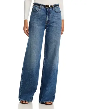 Paige Frances High Rise Wide Leg Jeans