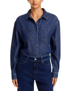 Paige Arden Relaxed Denim Shirt