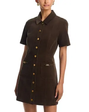 Paige Clementine Corduroy Shirt Dress