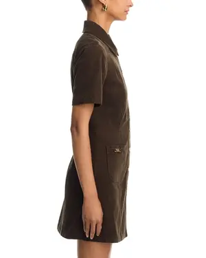 Paige Clementine Corduroy Shirt Dress