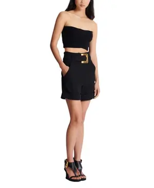 Balmain Tube-knit Bra Top