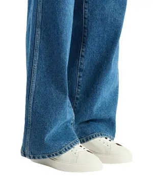 Balmain B-court Smooth Leather Trainers