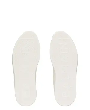 Balmain B-court Smooth Leather Trainers