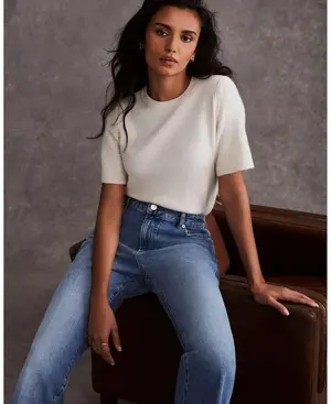 Mint Velvet Fitted Knit Tee