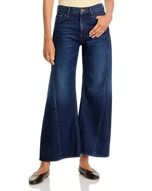 MOTHER Lil Lemon Twist High Rise Wide Leg Jeans